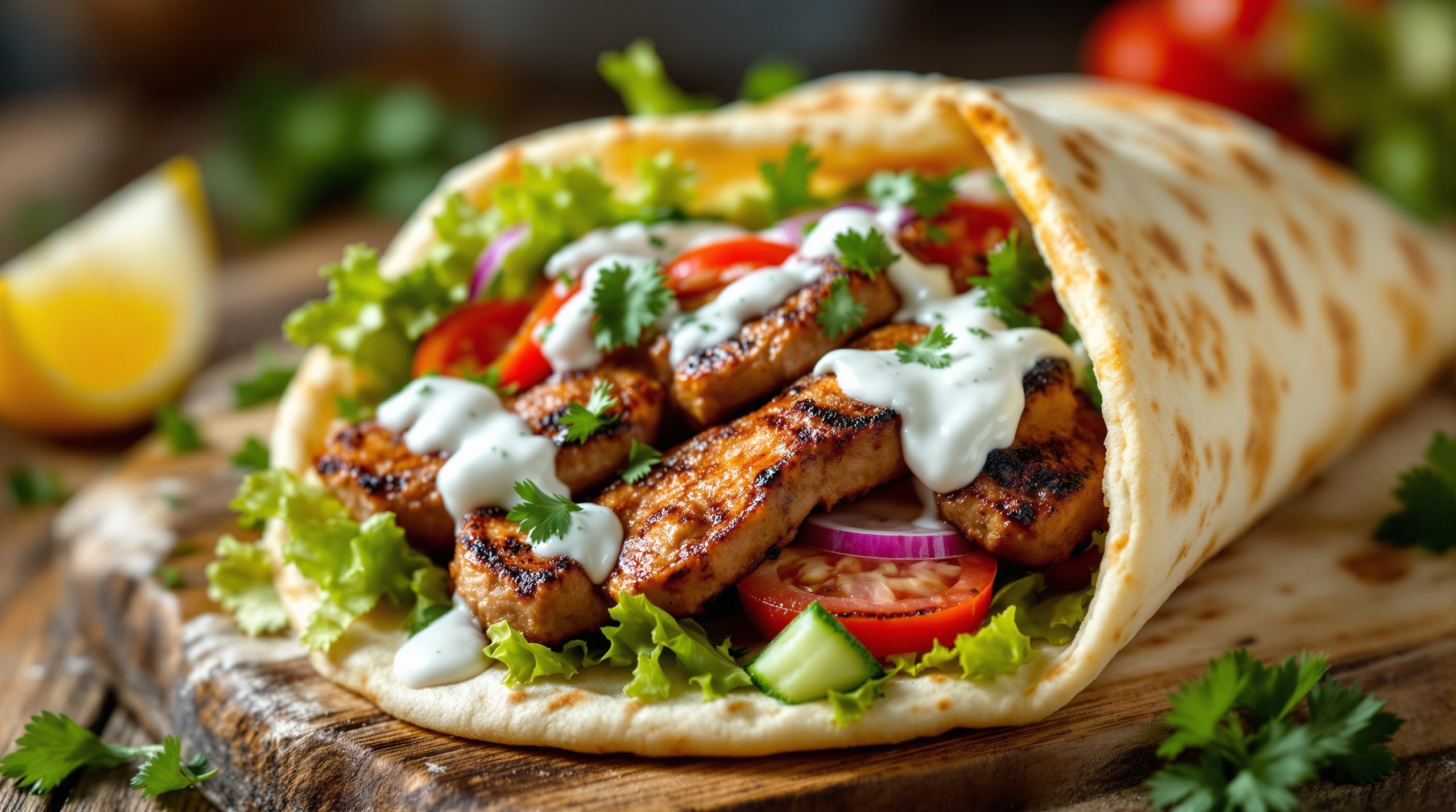 Kebab opskrift - Nem hjemmelavet med krydret kød