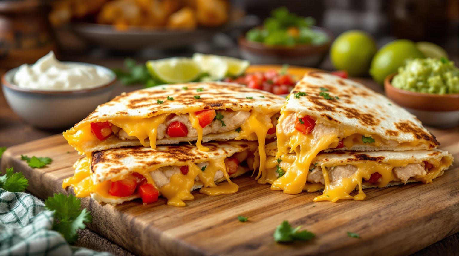 Quesadillas opskrift - nem mexicansk ret med ost