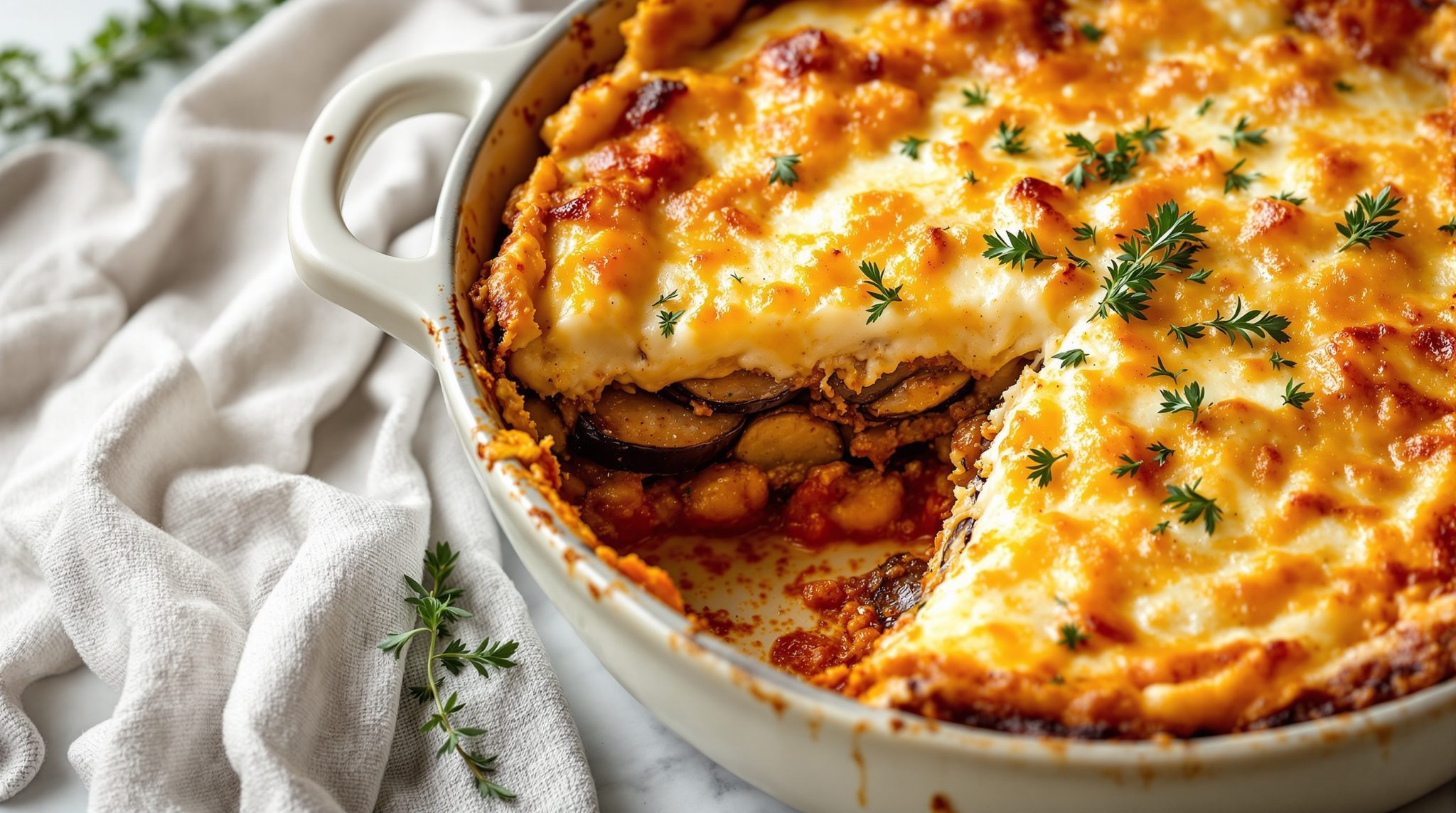 Moussaka opskrift - Autentisk græsk ret med auberginer